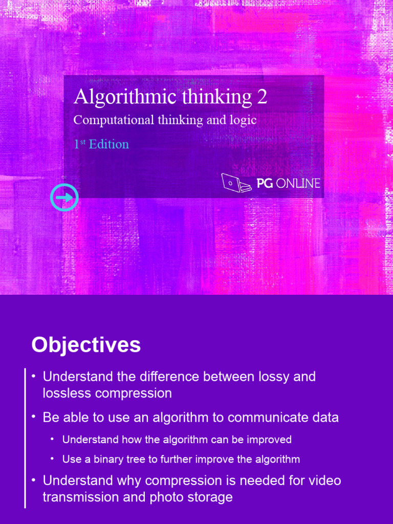 Lesson 4 Algorithmic thinking 2 | Download Free PDF | Data Compression ... Lesson 4 Algorithmic thinking 2 | Download Free PDF | Data Compression ...