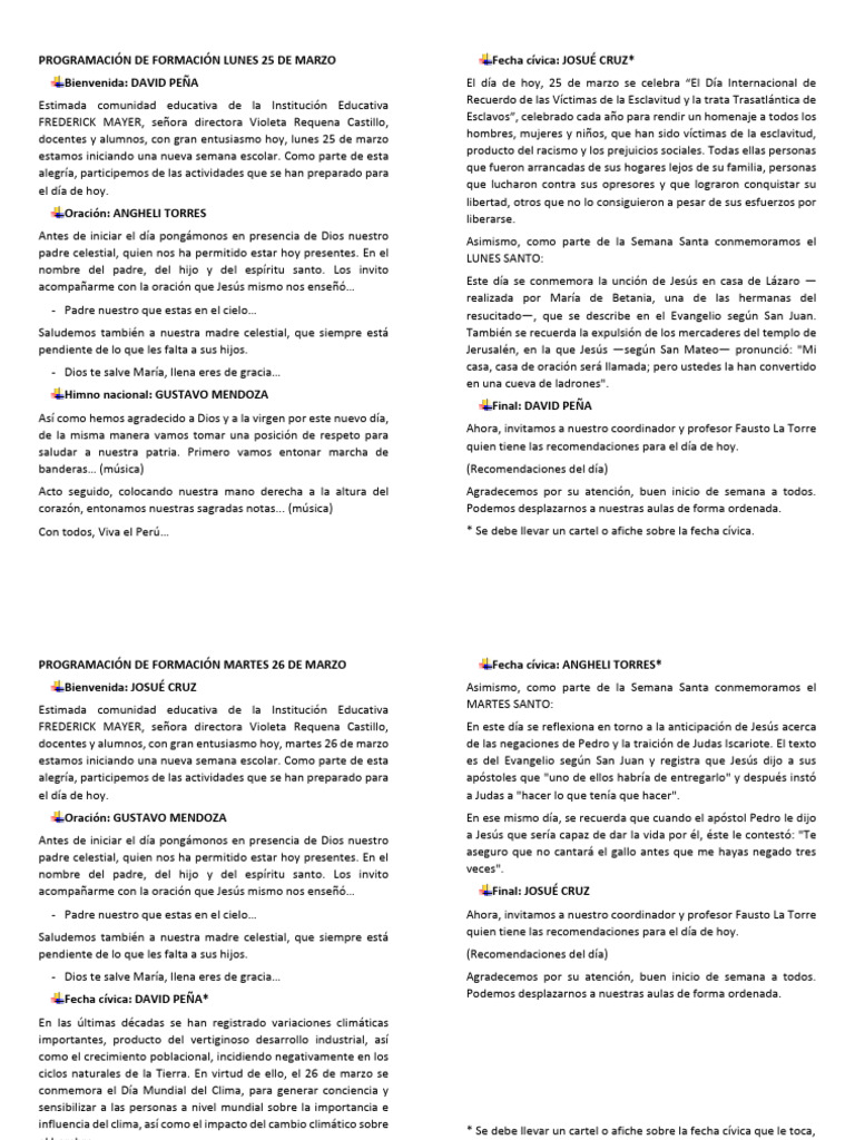 Programa de Formación | PDF | Jesús | Oración