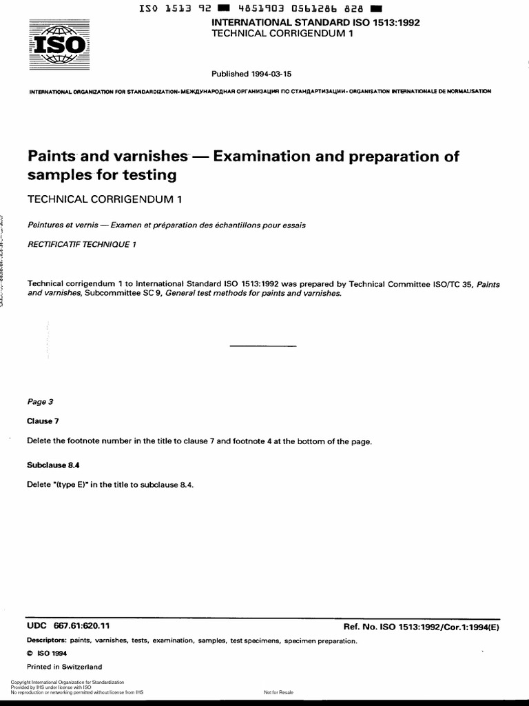 IS0 151 3 1992 | Download Free PDF | International Organization For ...