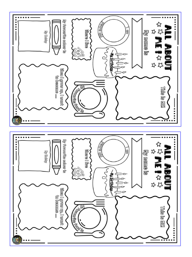 All About Me Worksheet | PDF