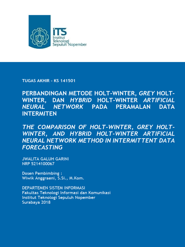 Perbandingan Metode Holt-Winter, Grey Holtwinter, Dan Hybrid Holt ...