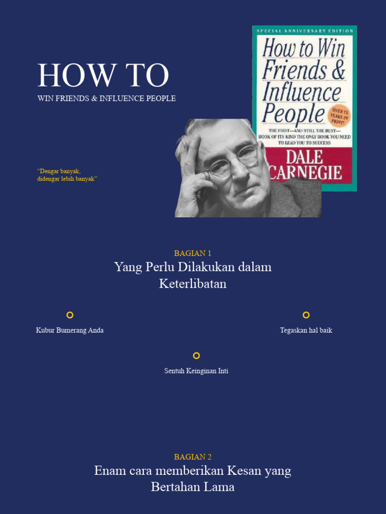 How To Win Friends and Influence People | PDF