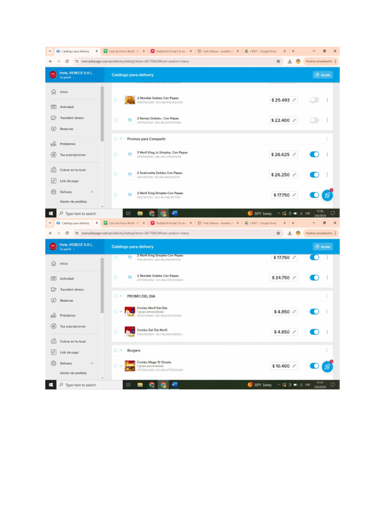 Precios de MLD | PDF