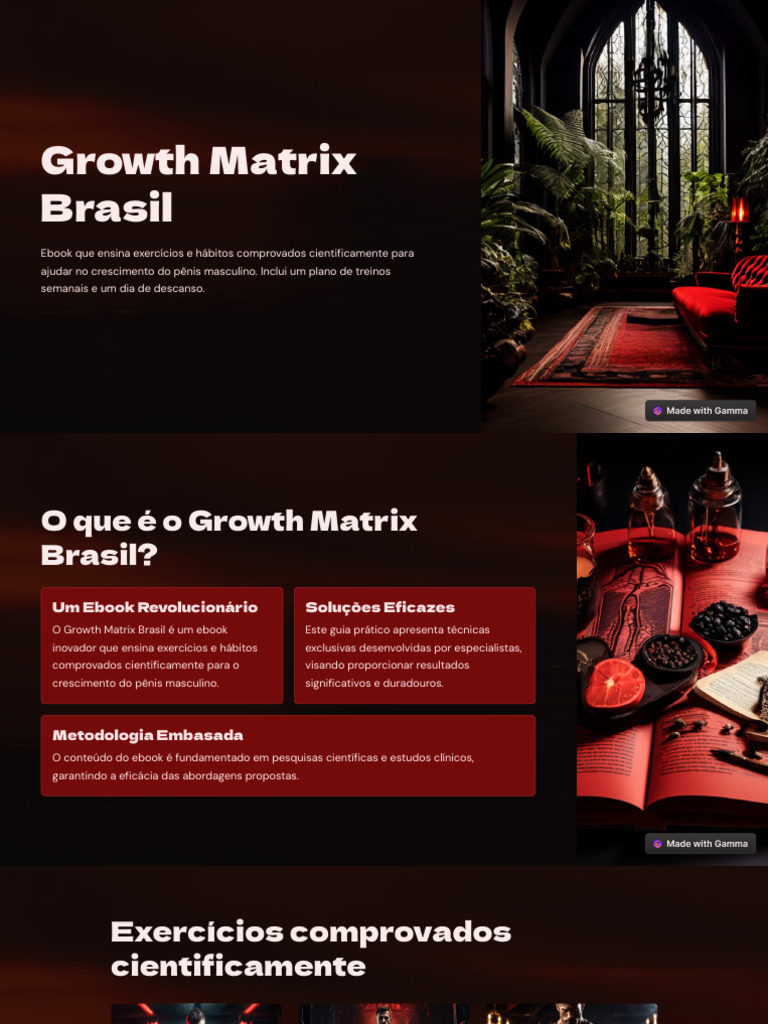 Growth Matrix Brasil | PDF | Massagem | Sistema circulatório