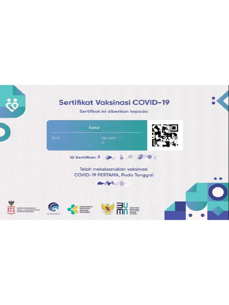 Sertifikat Vaksin | PDF