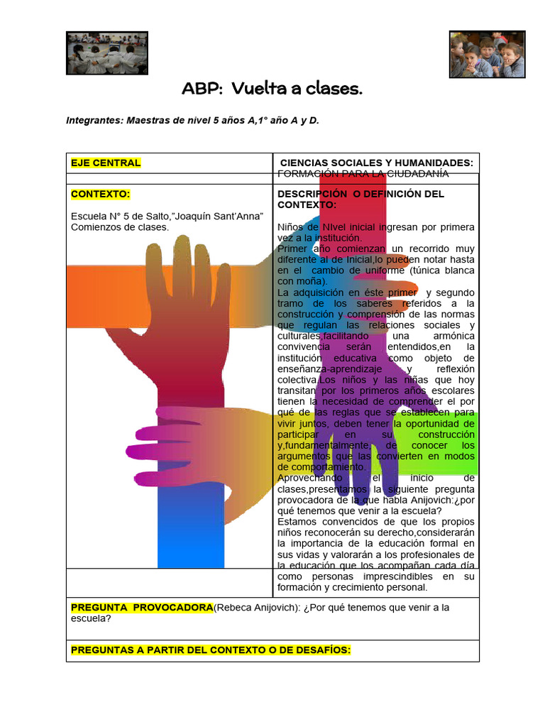 Abp 1 | PDF | Evaluación | Escuelas