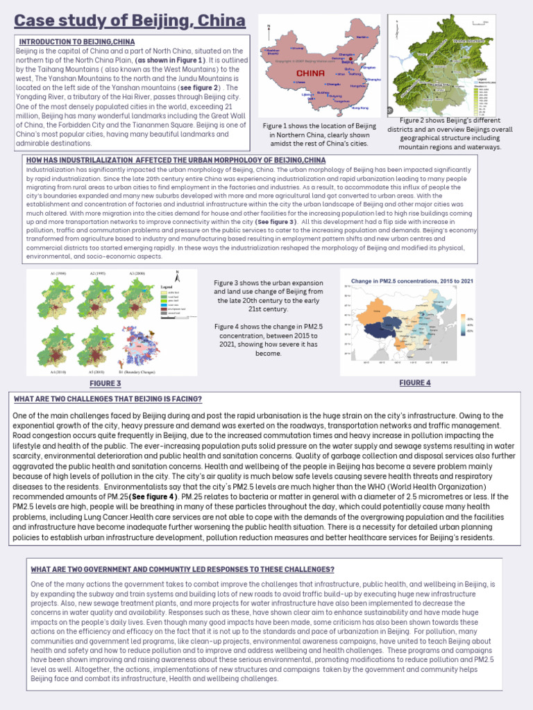 Urbanization and Health in Beijing | PDF | Beijing | Particulates
