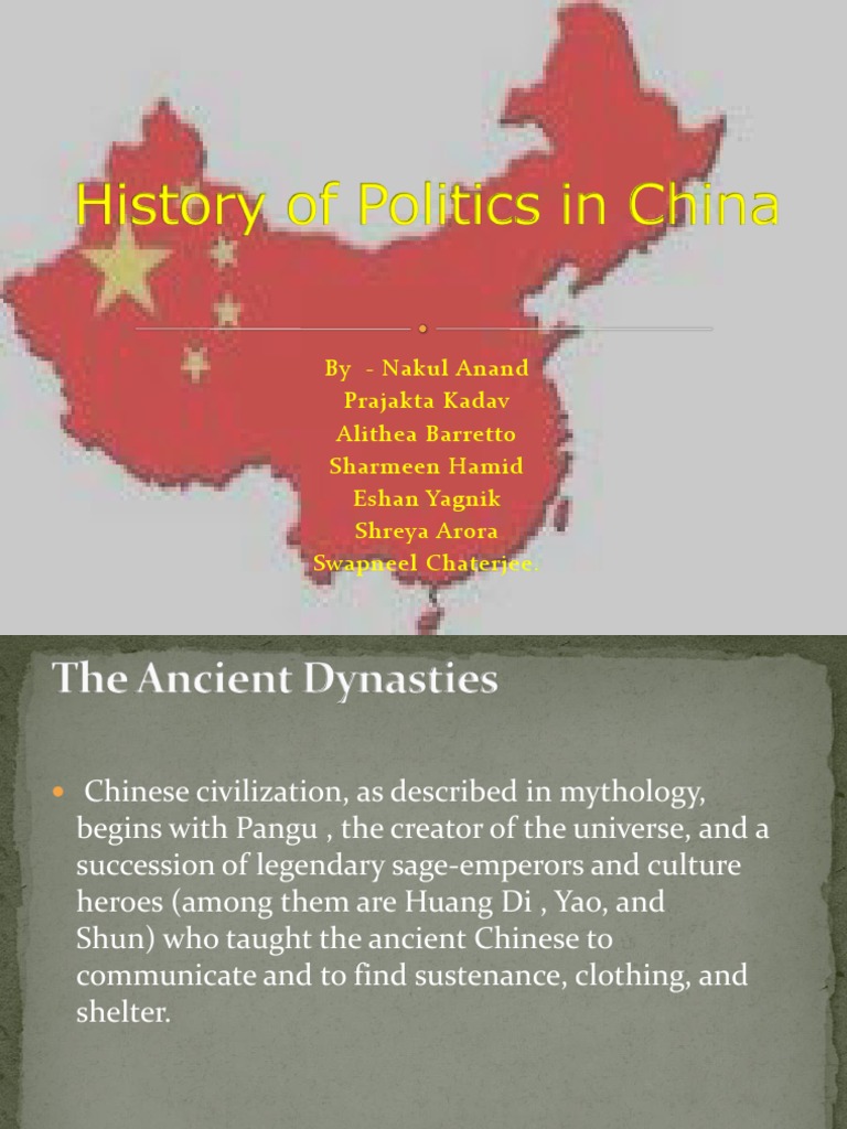 The History and Political Development of China and Taiwan from Ancient ...