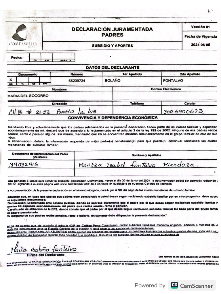 Declaracion Jurada Simplemodelo De Declaracion Juramentada