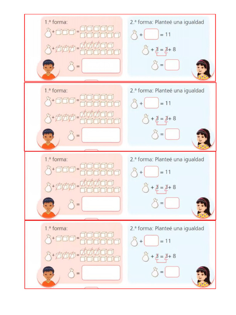 Hallar El Valor Desconocido Ficha 2 | PDF