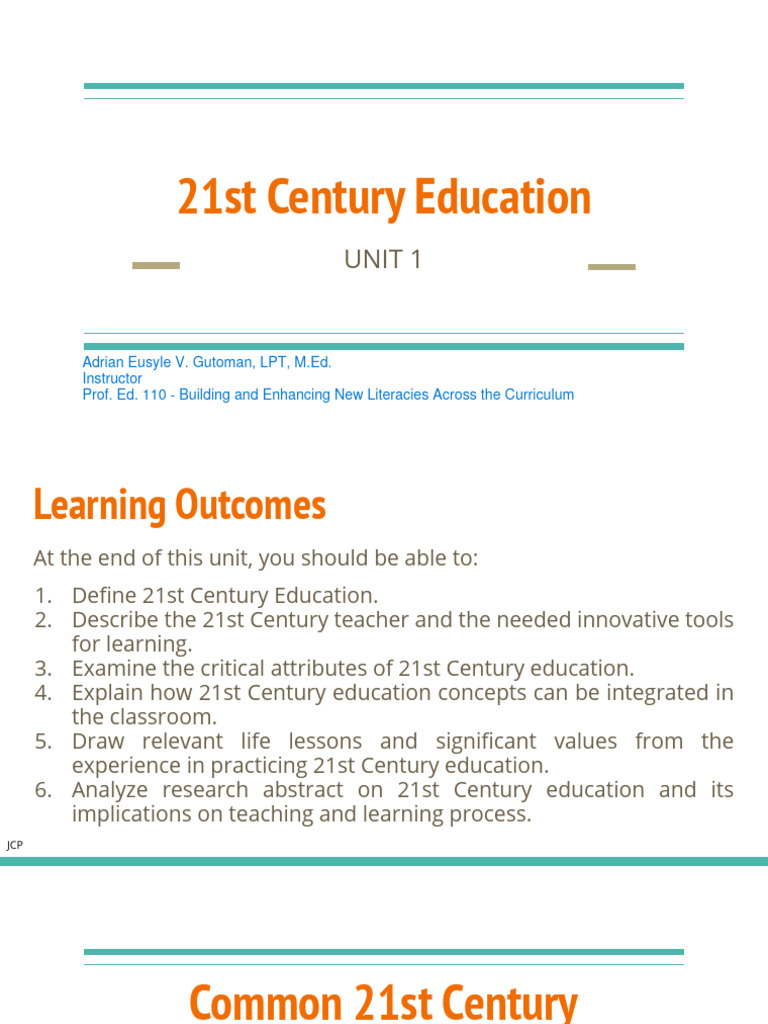 EDUC-110-Lesson-5_-Common-21st-Century-Technology-Tools-for-Learning ...