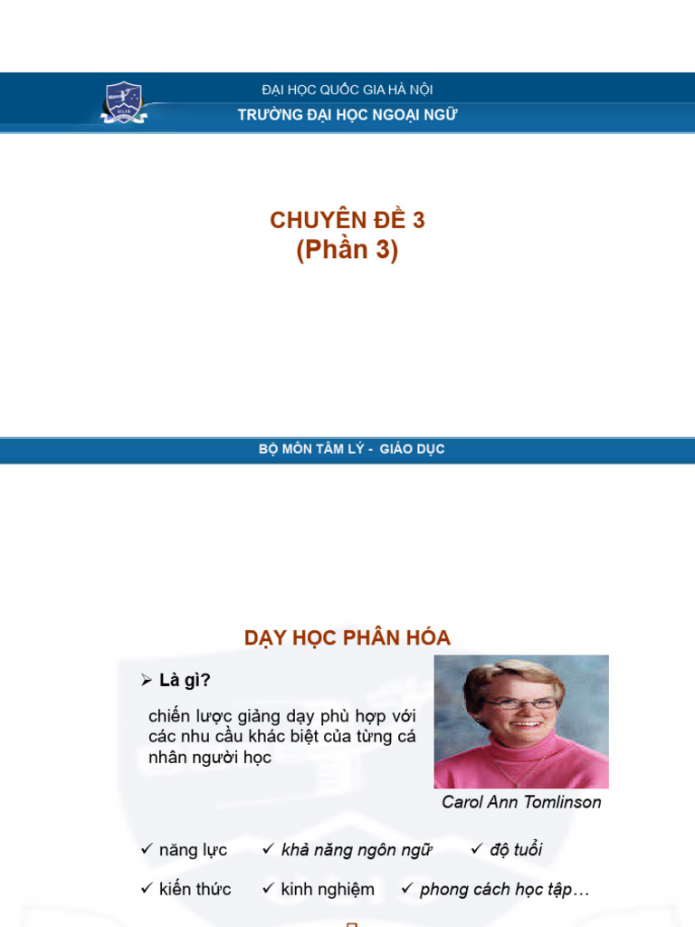 Module 3_Part 3_DH phân hóa_LLDH [Compatibility Mode] | PDF