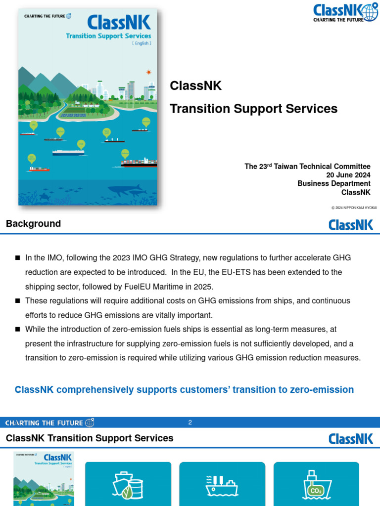 ClassNK GHG Emission Transition Support | PDF | Efficient Energy Use ...