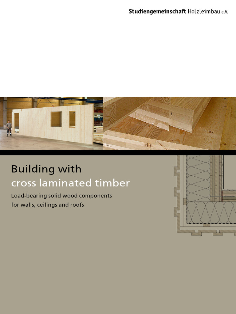 Building With Cross Laminated Timber | PDF | Lumber | Thermal Insulation