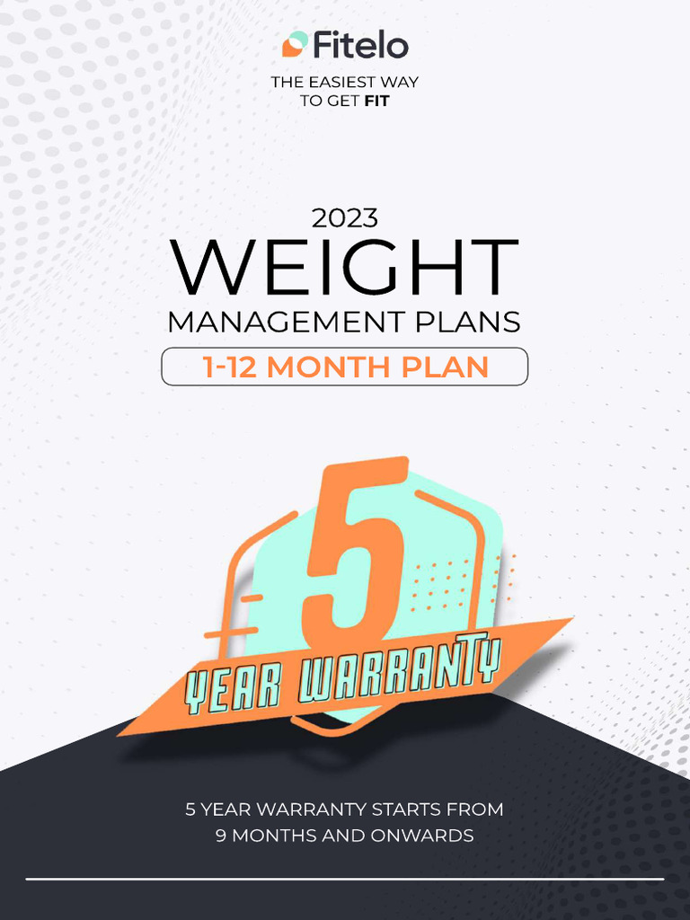 Weight Management Plans | PDF