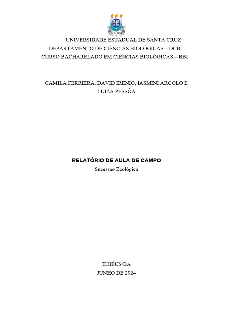 relatório 2b | Download grátis PDF | Maré | Biodiversidade