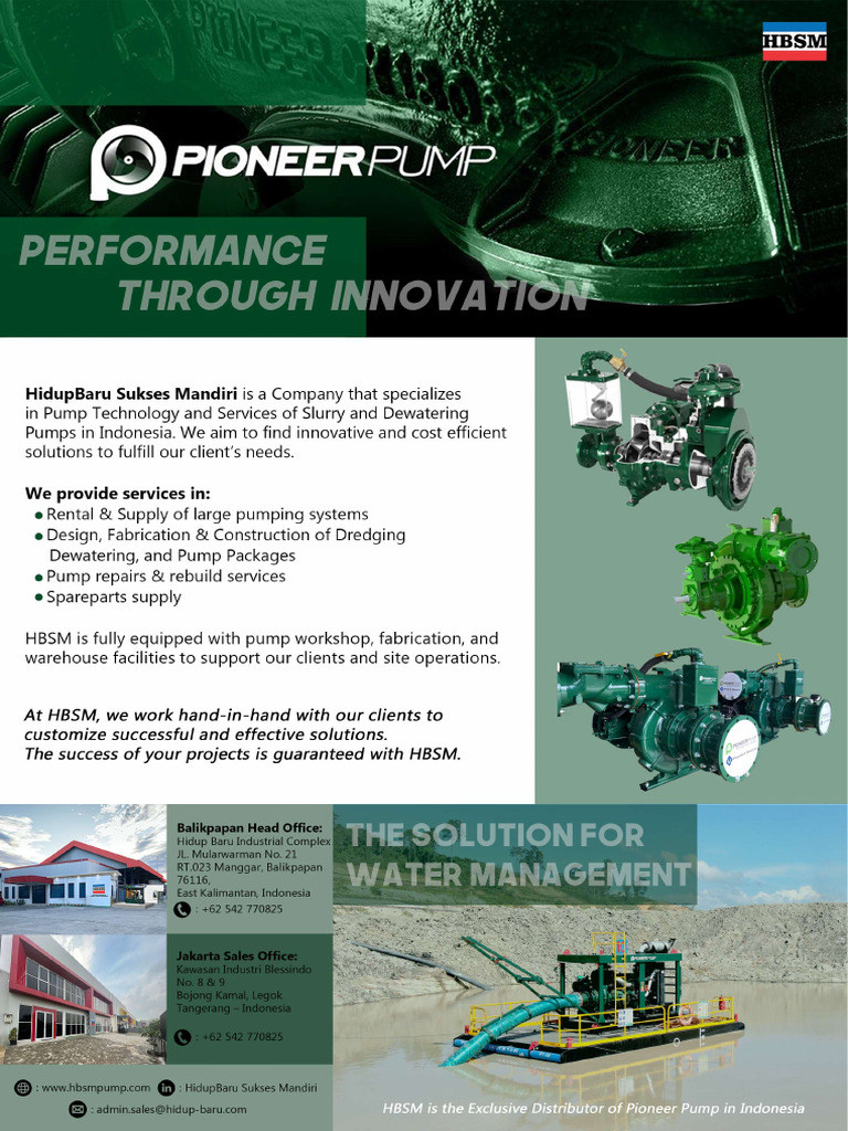 PIONEER_PUMP_ONLINE_BROCHURE | PDF