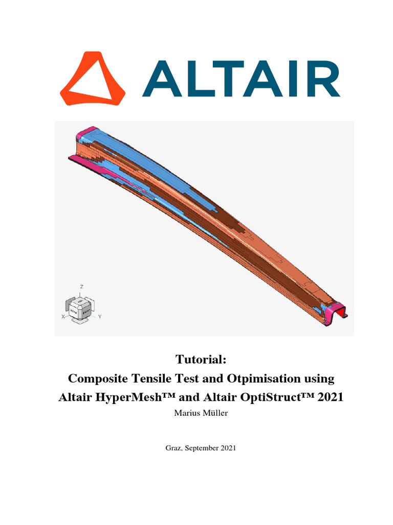 Composite Tensile Test and Optimisation by Marius Mueller | PDF ...
