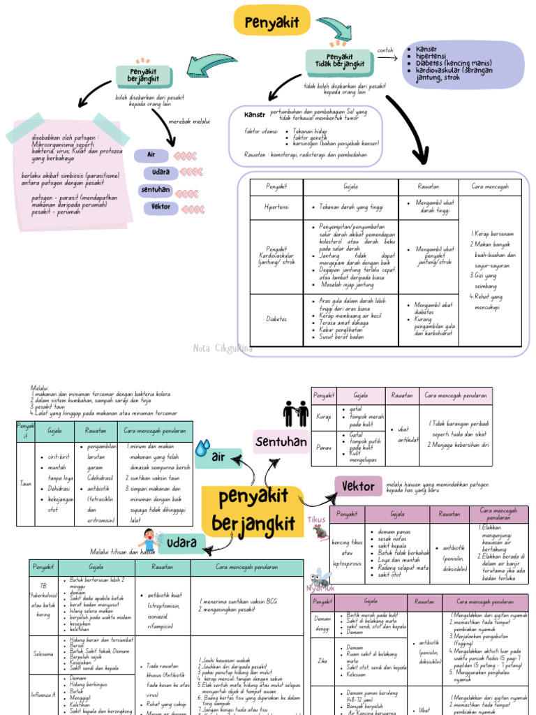 Nota Sains T2 Bab 4 Kesihatan Manusia Pdf