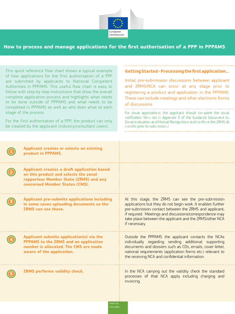 How The Application Process Works For First Authorisation of A PPP | PDF