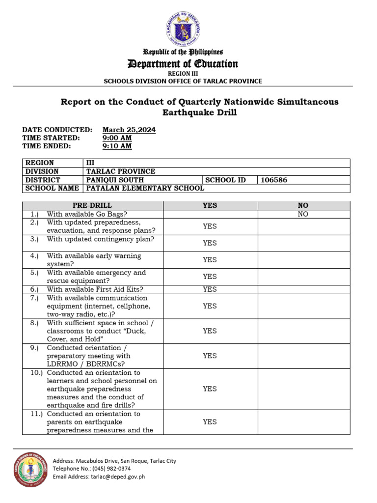 1ST Quarter NSED Report-on-the-Conduct-of-Quarterly-Nationwide ...
