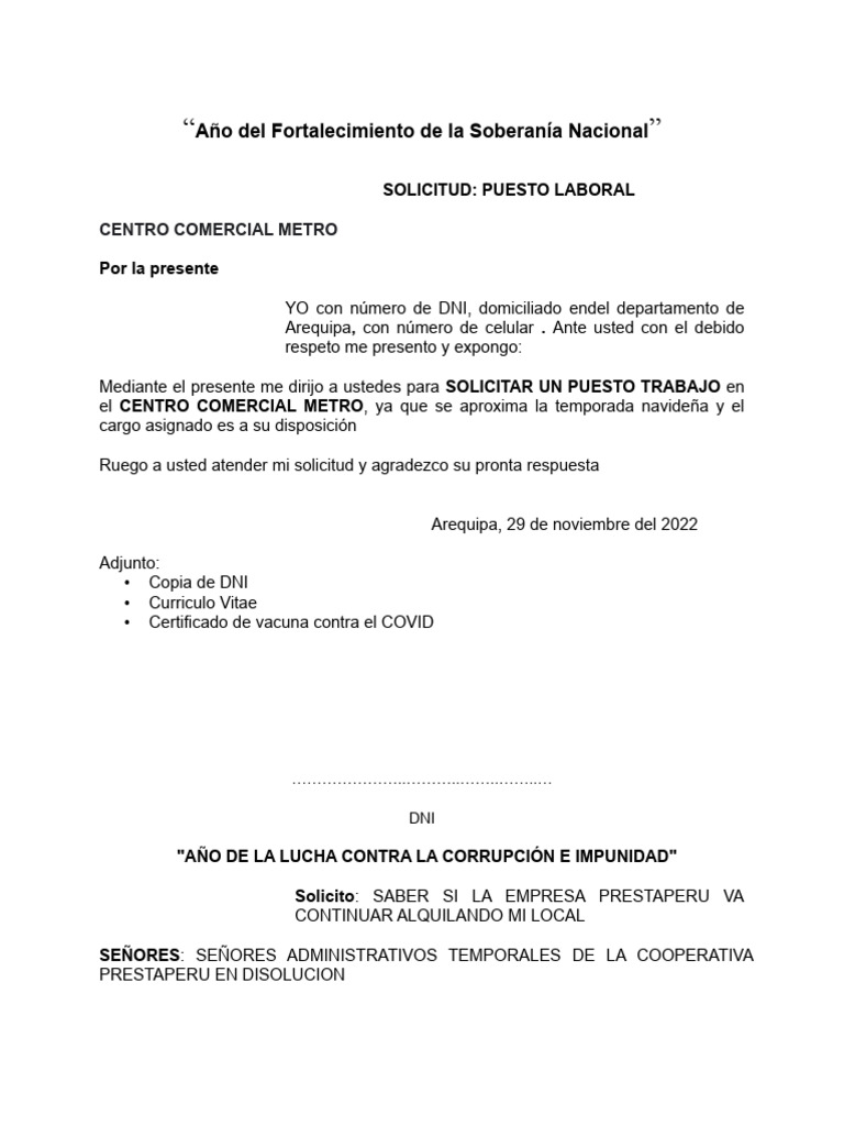 Solicito 7 | PDF | Perú | Gobierno