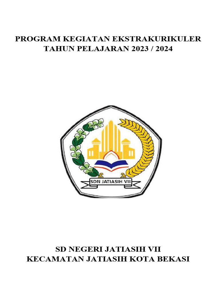 Program Kegiatan Ekstrakurikuler SDN Ja 7 | PDF