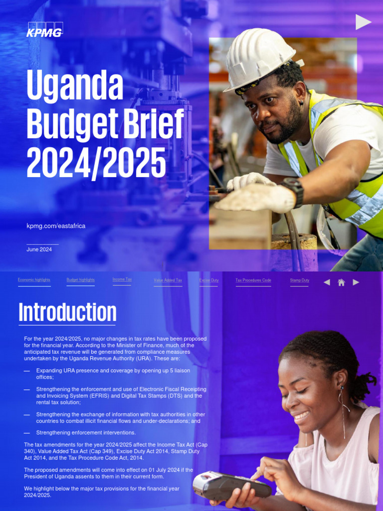Uganda 2024-2025 Budget Brief | PDF | Taxes | Inflation