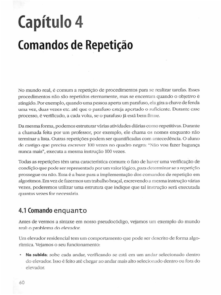 4 - Estruturas de Repetição | PDF