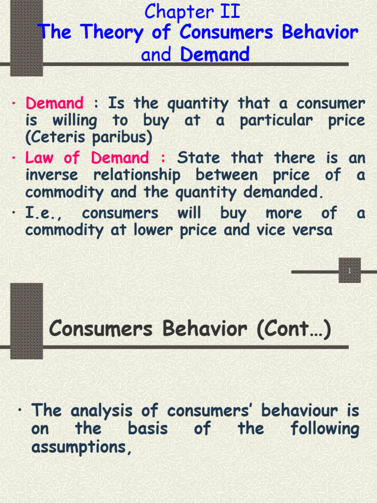 Chapter 2 | PDF | Utility | Demand