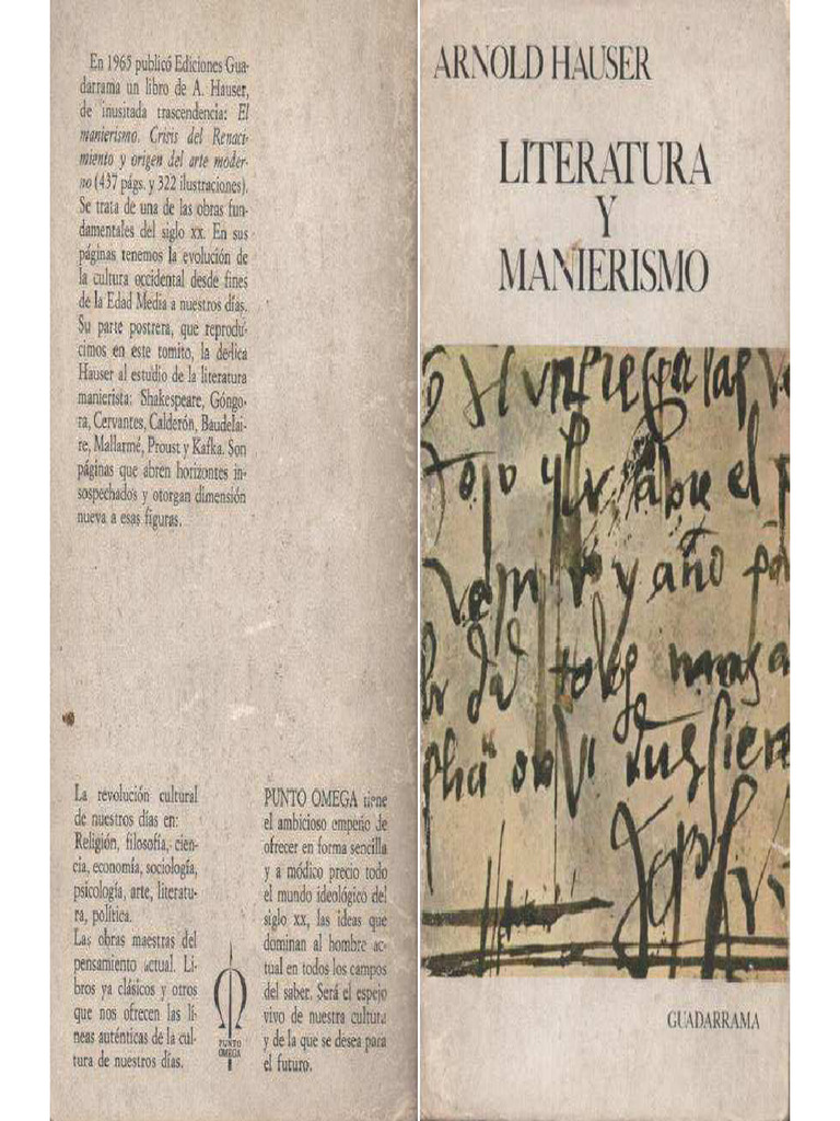 Hauser, Arnold(1969) Literatura y manierismo | PDF