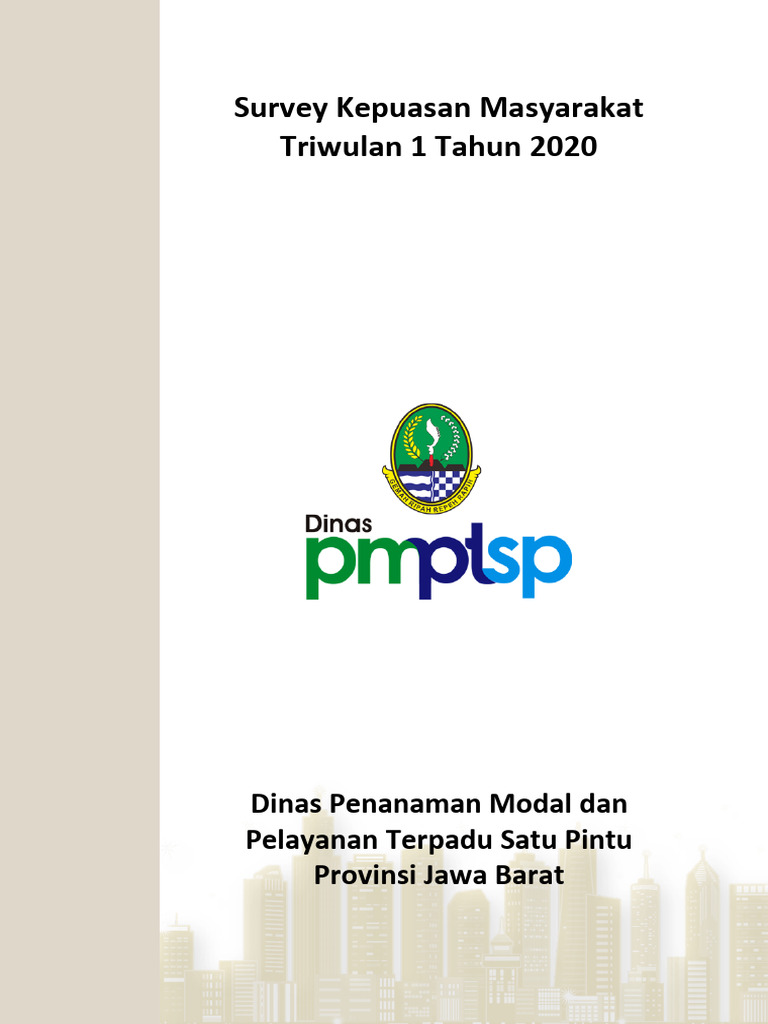 SKM TW I 2020 DPMPTSP Jabar | PDF