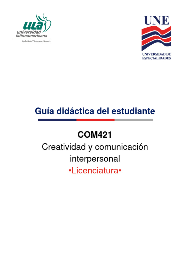 Guía de Creatividad y Comunicación | PDF | Creatividad | Comunicación
