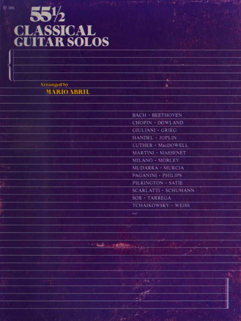 55 1 - 2 Classical Guitar Solos | PDF