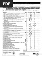 ADHD - (Screening) Vanderbilt ADHD Diagnostic Parent Rating Scale | PDF ...