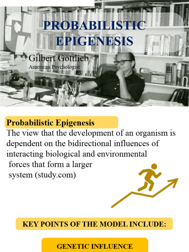 Probabilistic Epigenesis Explained | PDF