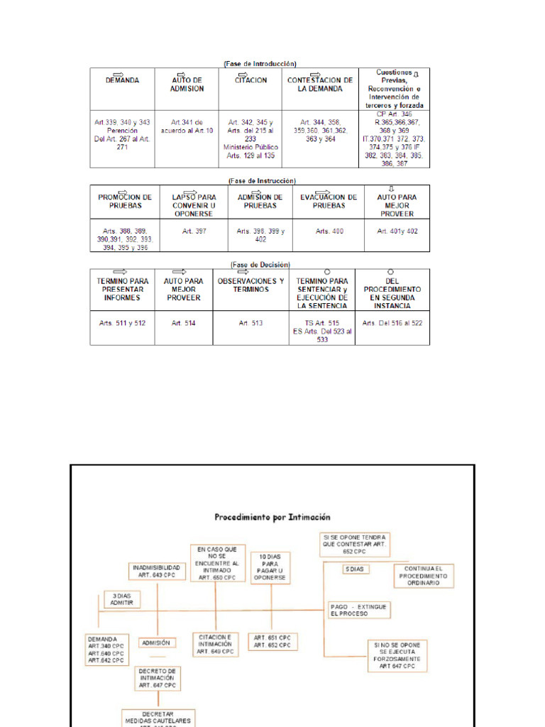 PROCEDIMIENTOS CODIGO DE PROCEDIMIENTO CIVIL | PDF