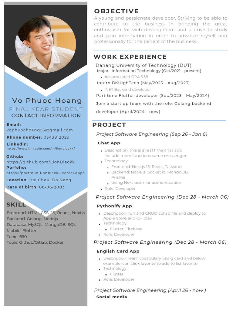 VO PHUOC HOANG.pdf | PDF | Mobile App | Application Software