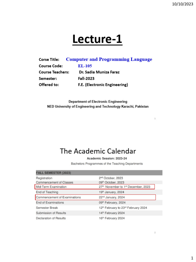 C&P All Lectures | PDF | Computer Data Storage | Software