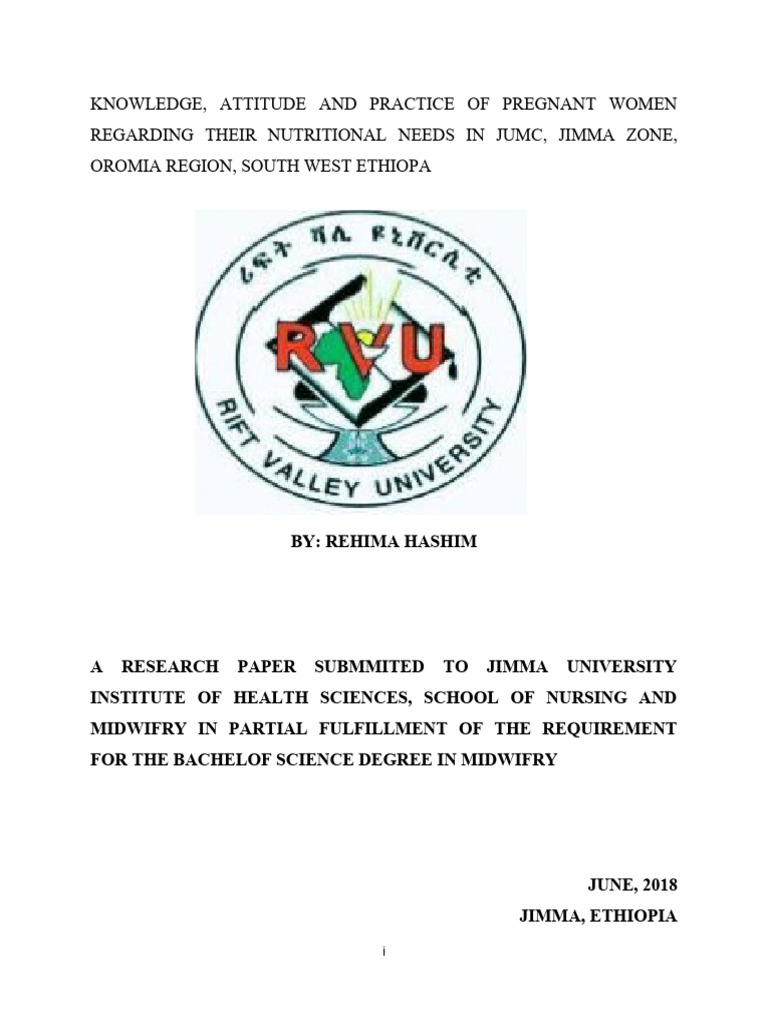 Jimma | PDF | Pregnancy | Malnutrition