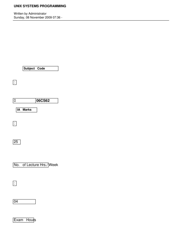 Unix Systems Programming | PDF | C (Programming Language) | Unix