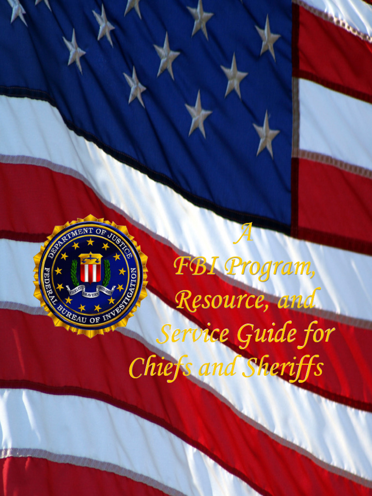 Service Guide Chief-Sheriff | PDF | Federal Bureau Of Investigation | American Government