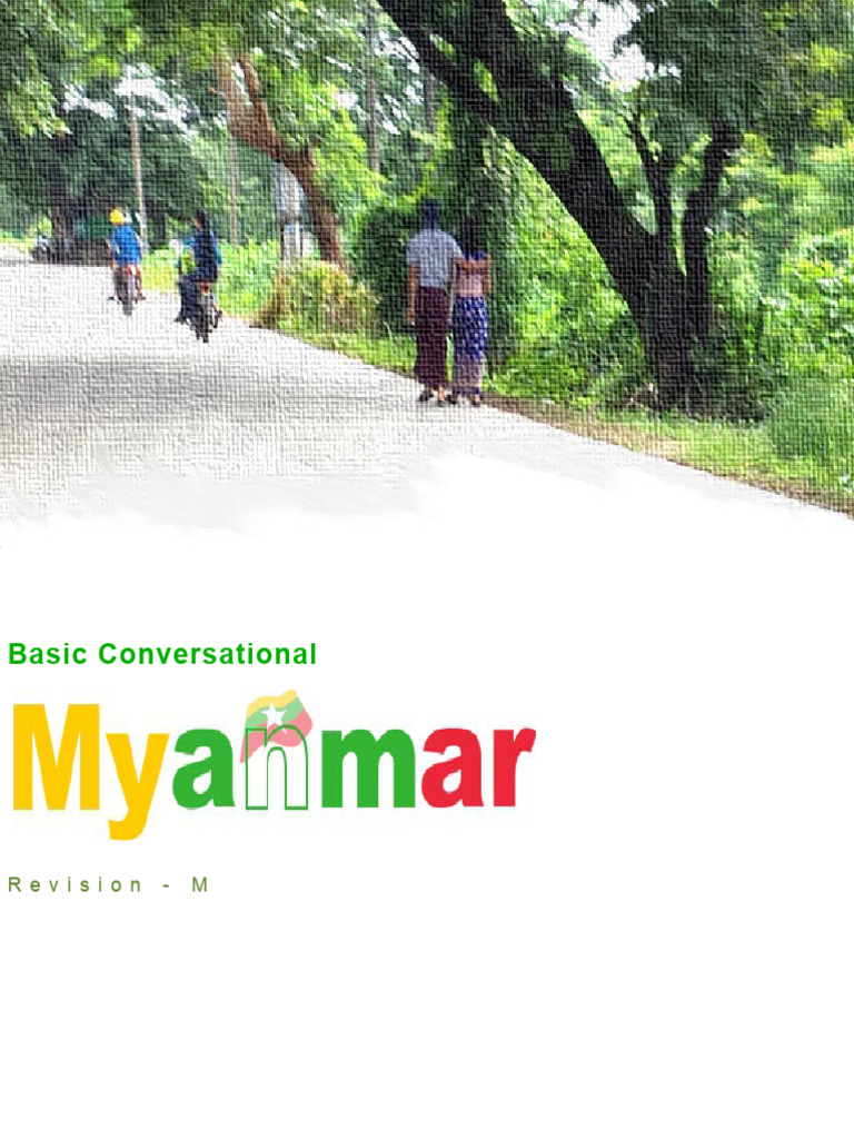 Basic Conversational Burmese With Script | PDF | Taste | Linguistic ...