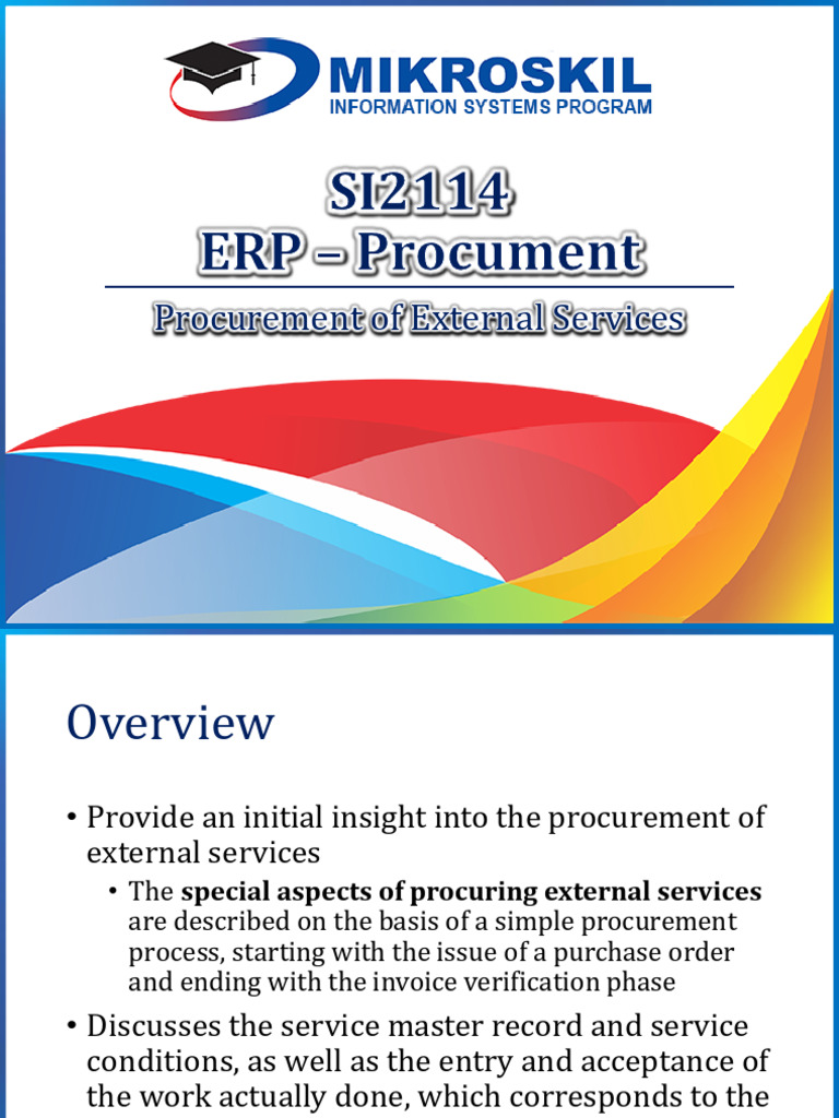 05-Procurement of External Services | PDF | Specification (Technical ...