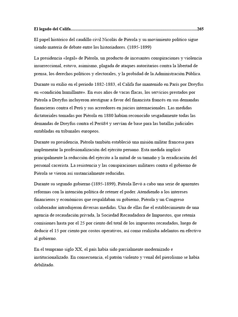 El Legado Del Califa | PDF | Perú