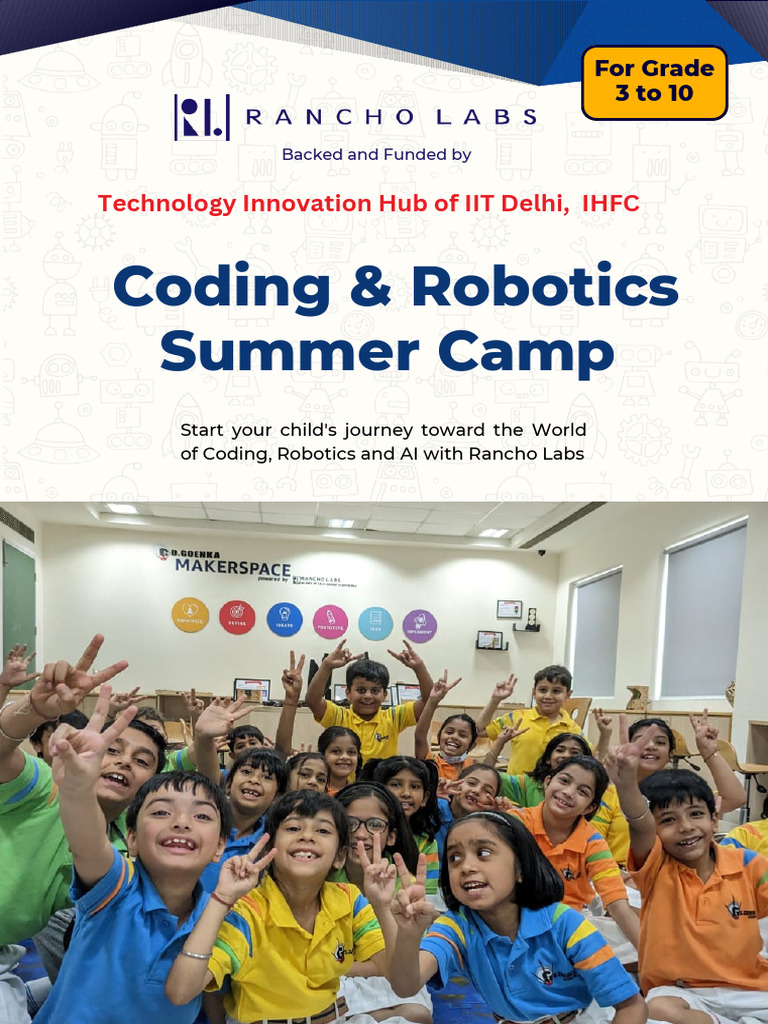 2024 OFFLINE Coding & Robotics Summer Camp-1 | PDF | Robotics | Artificial Intelligence