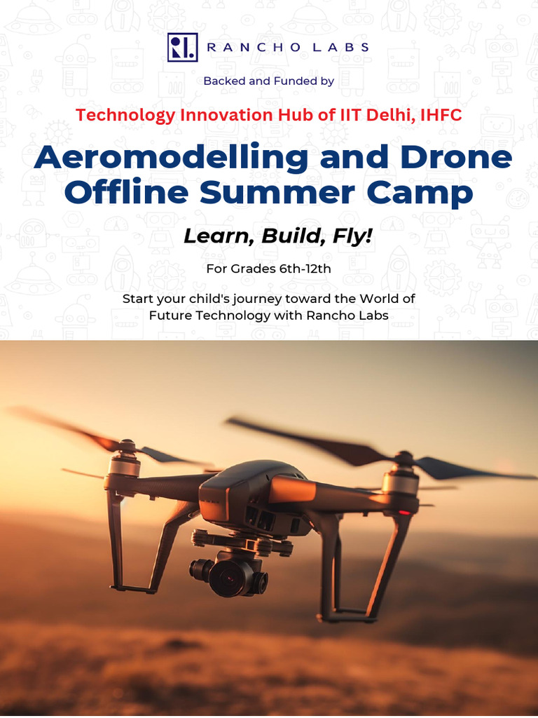 Aeromodelling & Drone Summer Camp | PDF | Unmanned Aerial Vehicle
