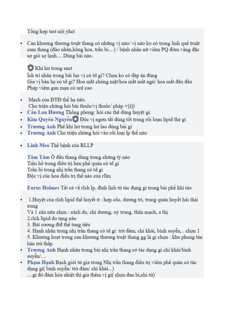 Cấn Lan Hương Kim Quyên Nguyễn Trương Anh Trương Anh Linh Meo Tâm Tâm | PDF