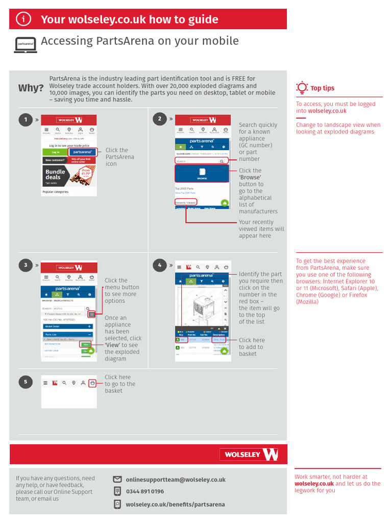 11 Parts Arena Mobile | PDF | Safari (Web Browser) | Application Software