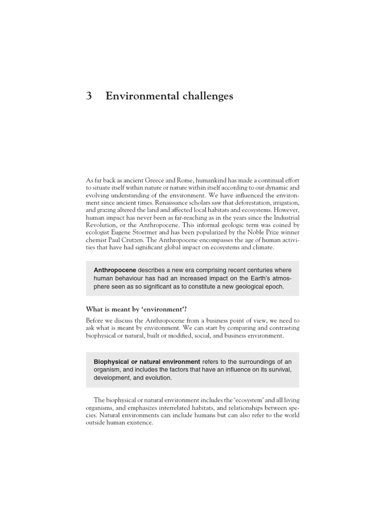 230 TB Week 2 Environmental Challenges | PDF | Climate Change ...
